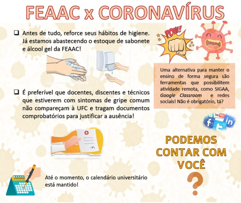 Campanha FEAAC contra Coronavírus – Faculdade de Economia ...